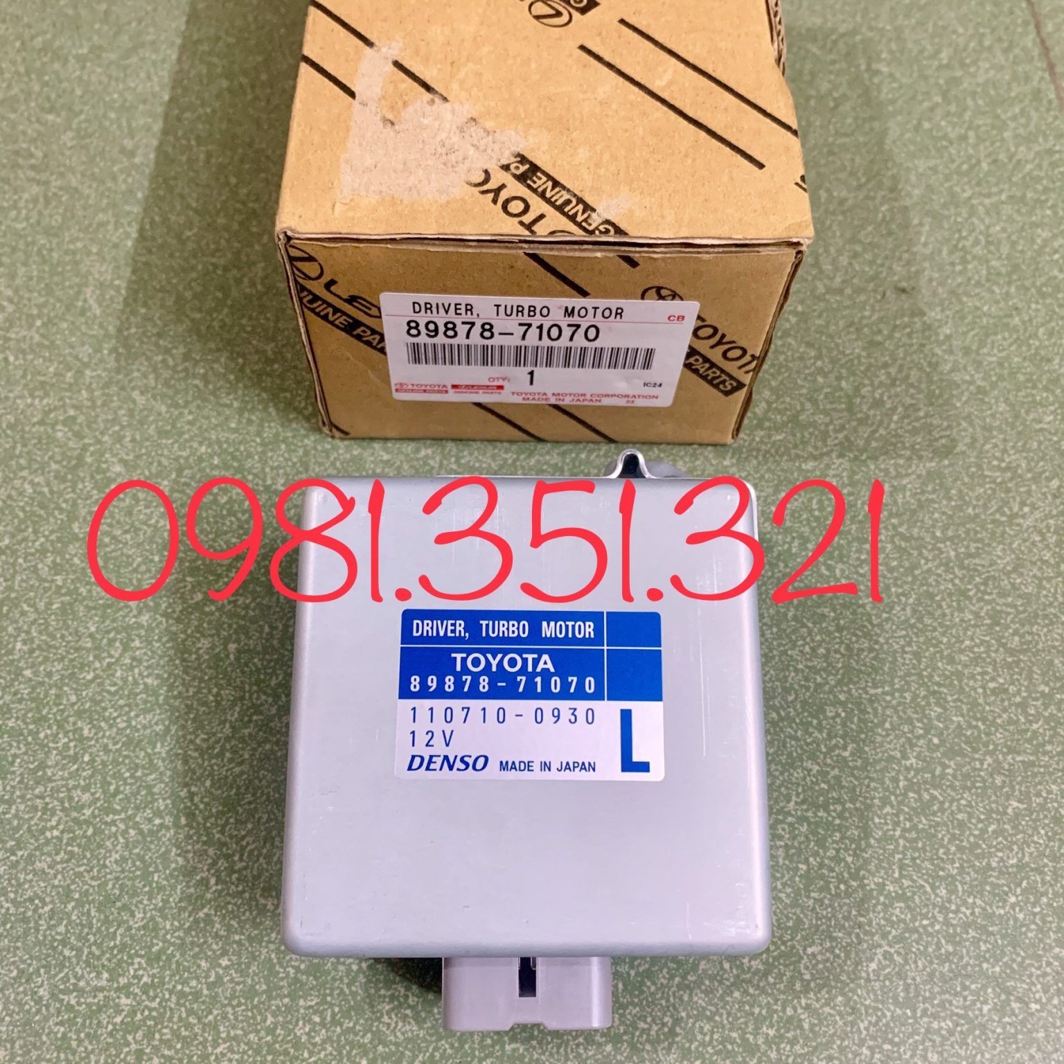 Hộp điều khiển turbo Fortuner/Hilux 1KD 89878-71070 - Phụ Tùng Tường Vũ